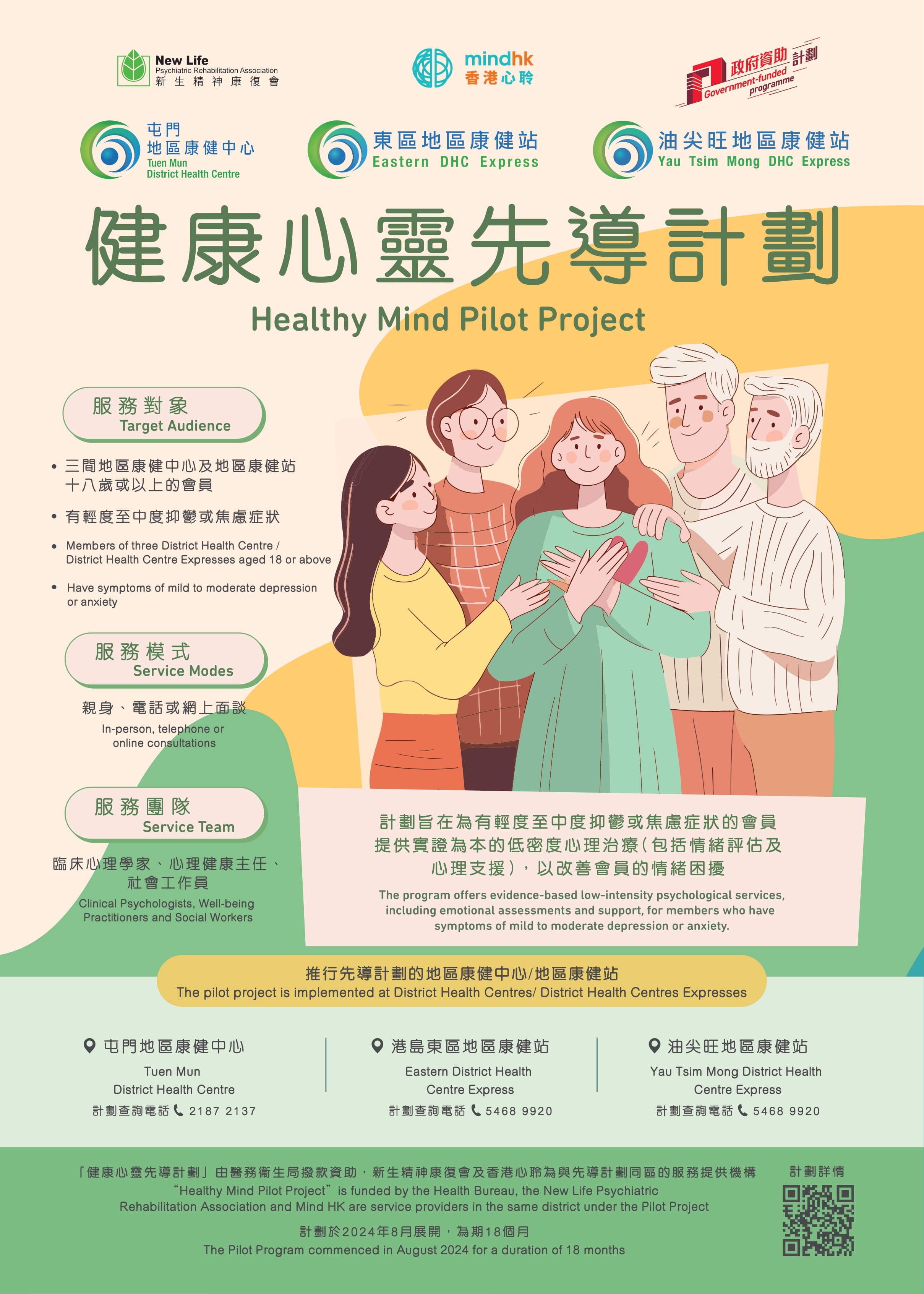 HealthyMind - 健康心靈先導計劃